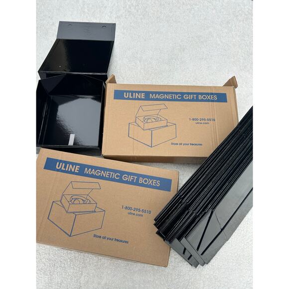 Uline | Office | Uline Magnetic Gift Boxes Color Shiny Black | Poshmark